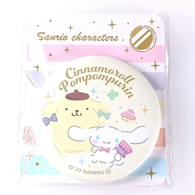 POM POM PURIN Cinnamoroll Sanrio Characters Can Mirror from Japan F/S ...