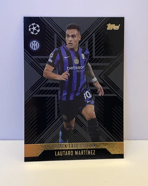 MATCH ATTAX EXTRA 24/25 - Lautaro Martínez Black Edge Edition #BLA4 -Inter Milan £3.95 - PicClick UK