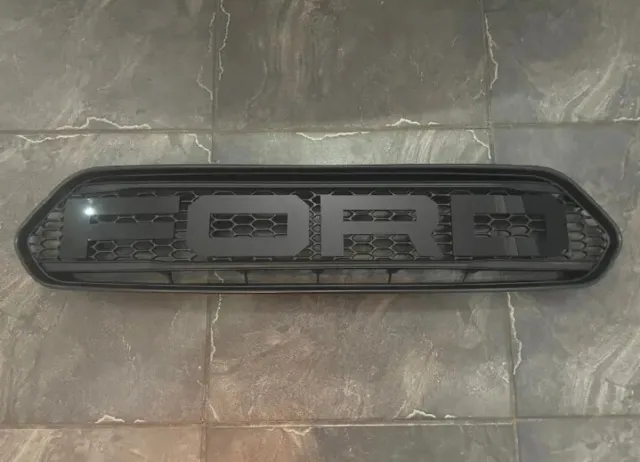 FORD GRILL BADGE emblem Letters Transit x4 TRANSIT CUSTOM RAPTOR STYLE ...