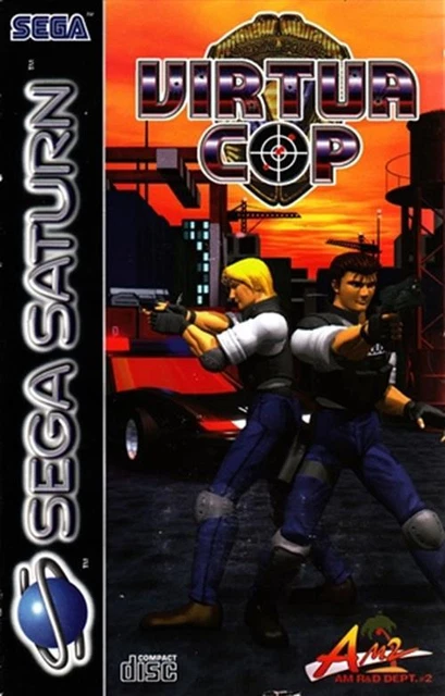 VIRTUA COP - Sega Saturn Action Adventure Shooter Fighting Video Game ...