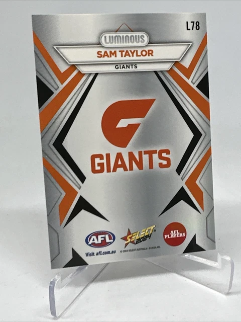 AFL 2024 SELECT FOOTY STARS LUMINOUS Sam Taylor L78 GWS Giants $1.99 - PicClick AU
