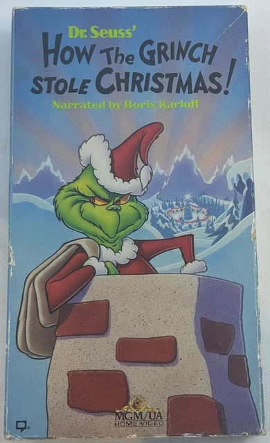 HOW THE GRINCH Stole Christmas! VHS 1966 Animated Classic MGM/UA £3.57 ...