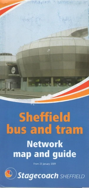 STAGECOACH - SHEFFIELD - Bus & Tram - Network Map & Guide - January ...
