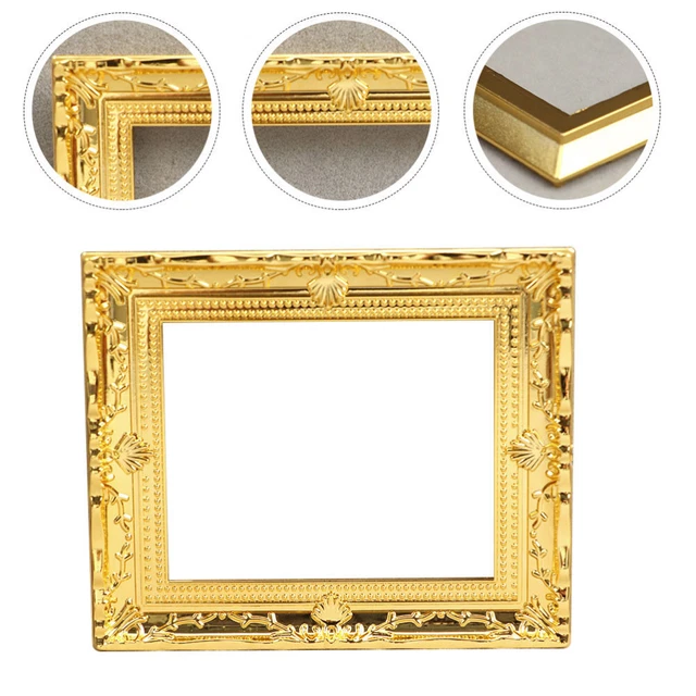 MINI HOUSE PHOTO Frame Micro World Tiny Furniture Decor Frames DIY £4. ...