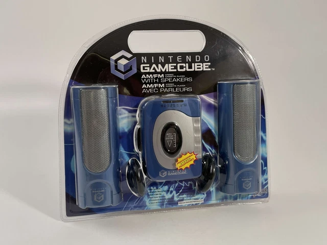 NINTENDO GAME CUBE AM/FM Stereo Cassette Player with speakers EUR Neuf ...