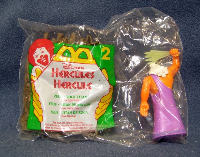 JOUETS MCDONALD'S HAPPY Meal - Disney's Hercules - Rock Titan / Zeus ...