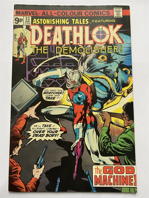 ASTONISHING TALES #33 Deathlok Marvel Comics UK Price 1975 VF EUR 5,56 ...