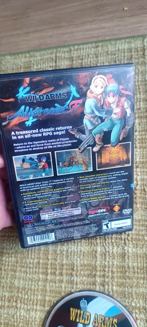 WILD ARMS ALTER Code F PS2 NTSC US Edition +Manual & Bonus Disc Vgc £ ...