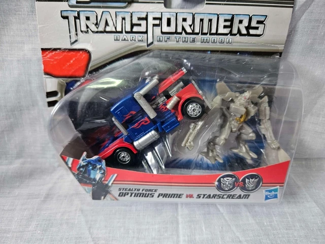 TRANSFORMERS DARK OF The Moon Speed Stars - Optimus Prime vs starscream ...