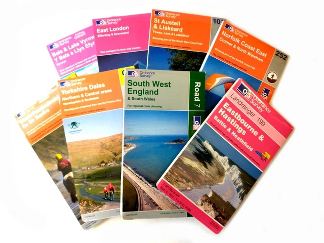 OS MAPS IN Various Scales Excellent Condition - Select From Drop Down ...