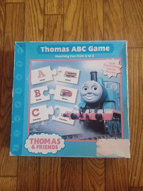 THOMAS THE TANK Engine & Friends Learning Letters ABC Matching Cards ...