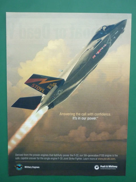5/2010 PUB PRATT & Whitney F135 Engine F-22 Raptor F-35 Joint Strike ...