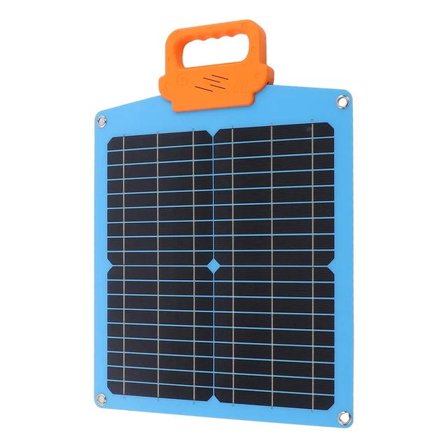 (BLUE)20W 18V PORTABLE Solar Panel Monocrystalline Silicon Solar Panel ...