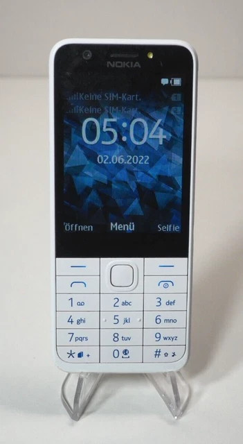 NOKIA 230 DUAL SIM - Weiß / Silber RM-1172 Handy (Ohne Simlock) EUR 24 ...