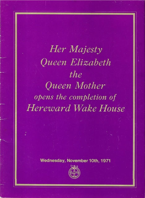 HER MAJESTY QUEEN Elizabeth The Queen Mother Opens Hereward Wake House ...