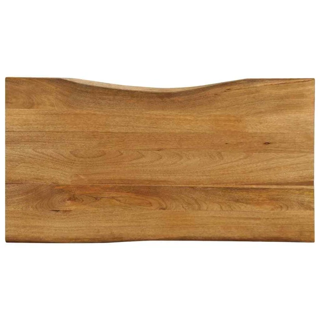 PIANO TAVOLO 110X60X2,5 cm Bordi Vivi in Legno Massello Mango EUR 244,31 - PicClick IT