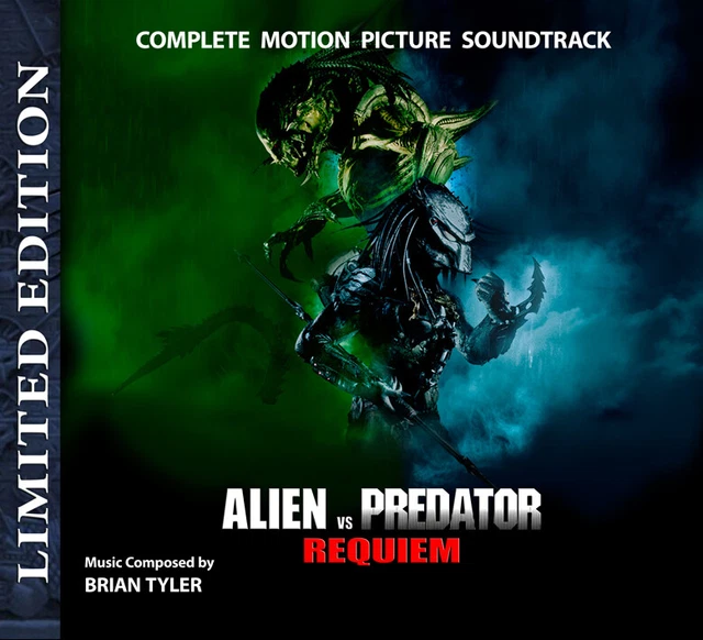 ALIEN VS PREDATOR 2 Requiem - 2 x CD Complete - Limited Edition - Brian ...