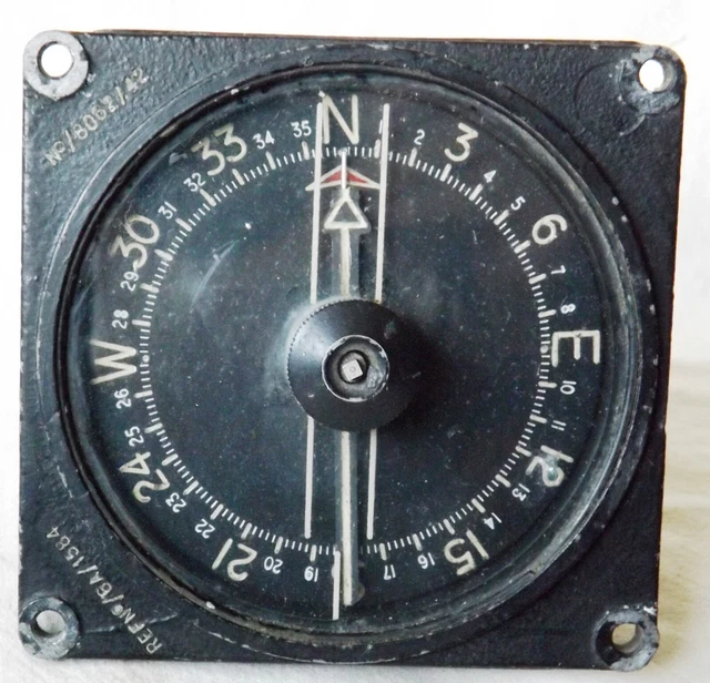 WW2 RAF AIRCRAFT DR Compass Pilot's Repeater Mk1 6A/1584 - LANCASTER ...