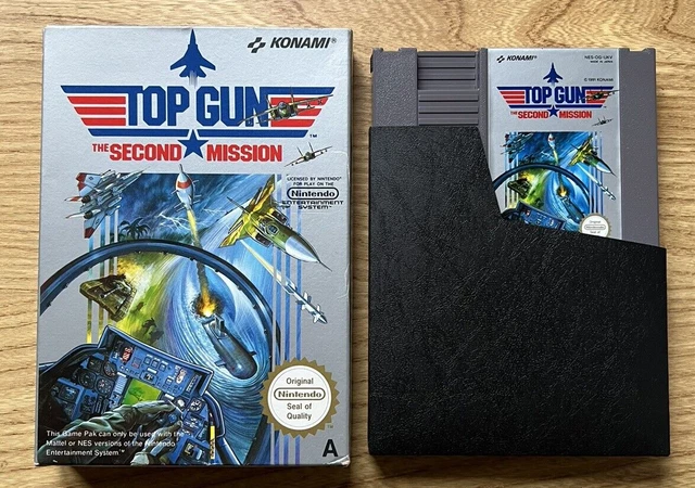 TOP GUN THE Second Mission Nintendo Entertainment System NES in scatola ...