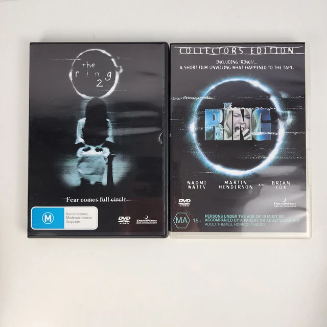 THE RING COLLECTION Two Film Box Set DVD The Ring + The Ring 2 Region 2 ...