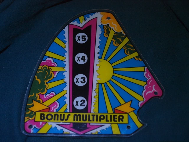 PINBALL STAR GOD Original playfield plastic Zaccaria 1980 a flipper £24 ...