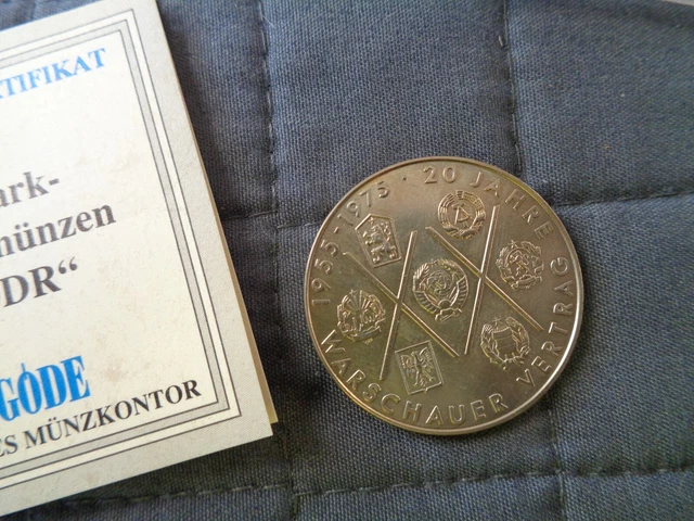 GEDENKMÜNZE 20 JAHRE Warschauer Vertrag + 10 Mark der DDR + 1975 EUR 1,00 - PicClick DE