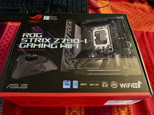 ASUS ROG STRIX Z790-I Gaming WIFI LGA 1700 Mini ITX DDR5 Motherboard *MINT* £239.44 - PicClick UK