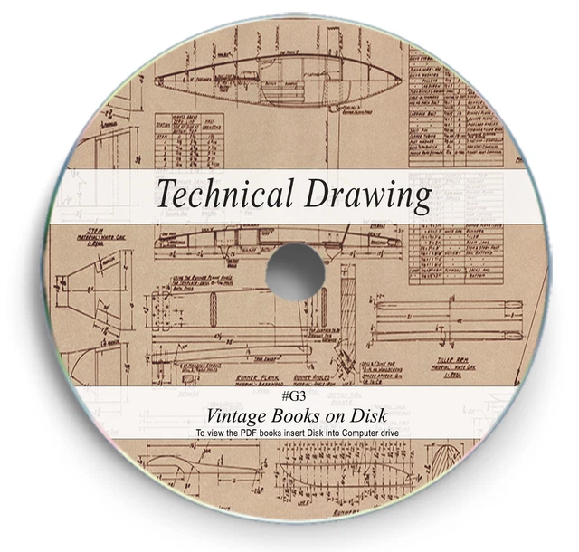 RARE MECHANICAL TECHNICAL DRAWING BOOKS on DVD - MACHINE ENGINEERING ...