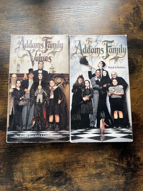 THE ADAMS FAMILY : Weird Is Relative & Adams Family Values $22.00 ...