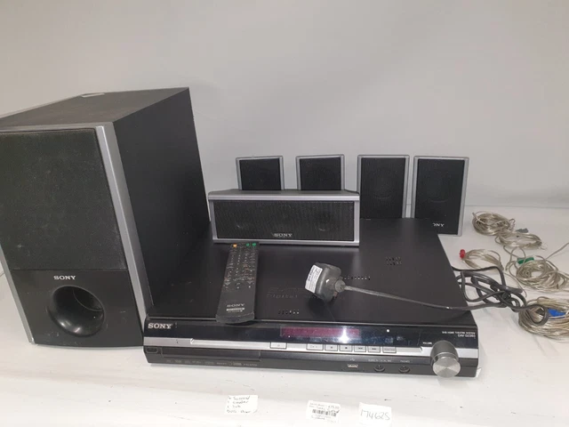 SONY HOME THEATRE System DAV-DZ260 Subwoofer Speakers Remote DVD Player ...