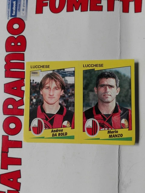 FIGURINE CALCIATORI - N.481 Da Rold Lucchese Con Velina- Anno 1996-97 ...