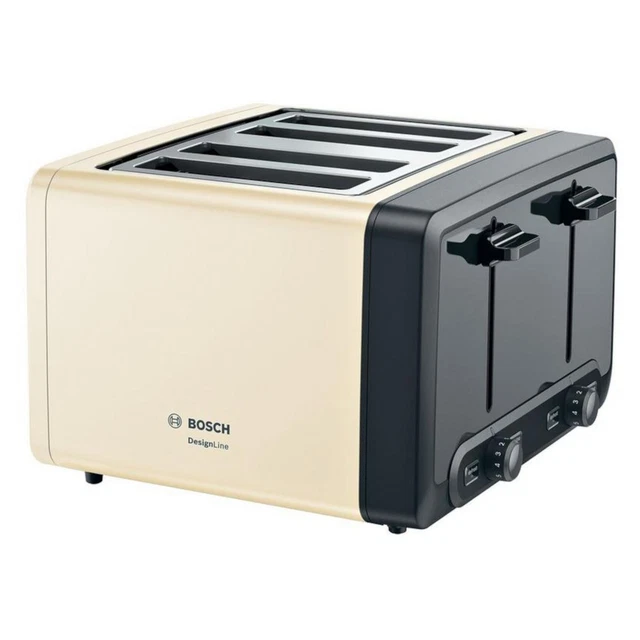 BOSCH DESIGNLINE TAT4P447GB 4 Slice Toaster £59.63 - PicClick UK