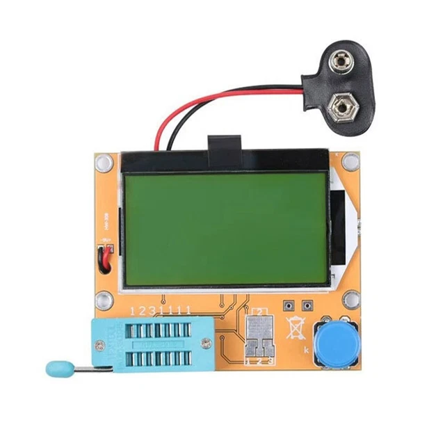 ADVANCED TRANSISTOR TESTER NPN and PNP Detection Capacitance ...