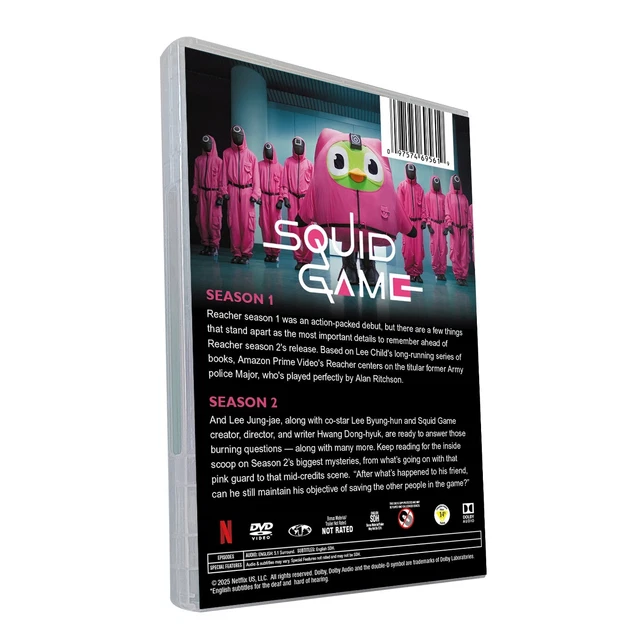 SQUID GAME SEASON 1-2 (DVD 6-Disc) New Sealed £15.97 - PicClick UK