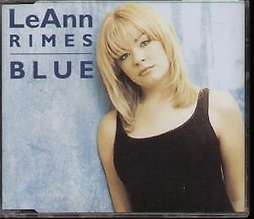 LEANN RIMES BLUE CD Europe Curb 1998 B/W Comment Puis-Je Vivre Version ...