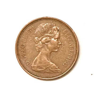 QUEEN ELIZABETH NEW Pence 2P Elizabeth II, D.G.REG.F.D R Coin 1971 1st ...