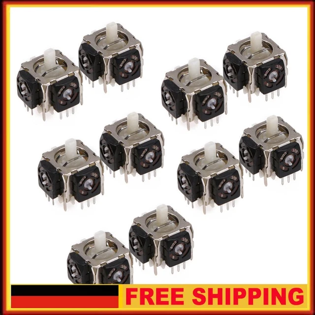 10 ST CK 3D-ANALOG-SENSORMODUL, 3D-Analog-Joystick-Modul f r PS 3 ...