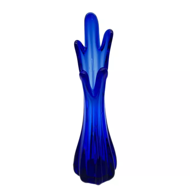 VINTAGE HAND BLOWN Cobalt Blue Five Finger Swung Glass Vase $42.99 ... VINTAGE HAND BLOWN Cobalt Blue Five Finger Swung Glass Vase $42.99 ...