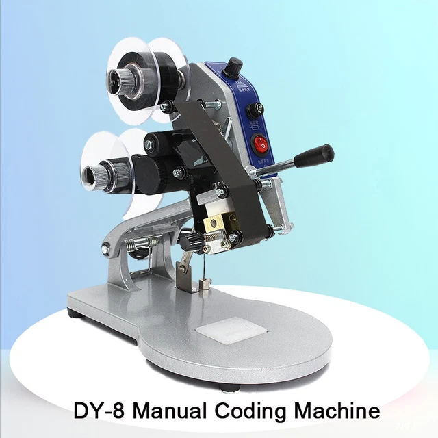 110V/220V DY-8 MANUAL Ribbon Hot Foil Stamping Machine Expiring Date ...
