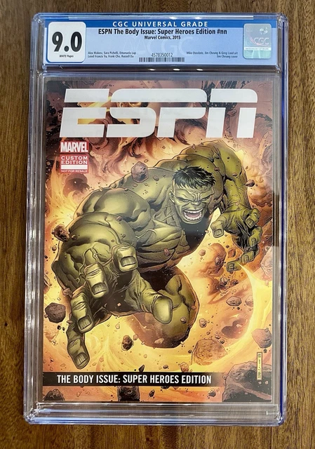 2015 ESPN MAGAZINE The Body Issue Marvel Comics Super Heroes Edition ...