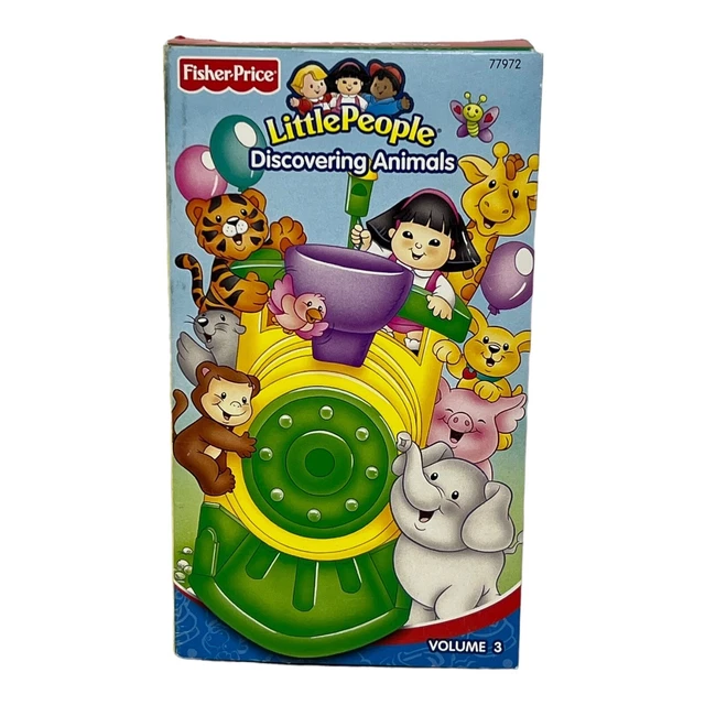 FISHER PRICE LITTLE People Discovering Animals VHS Volume 3 Video Tape ...