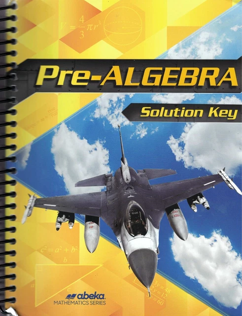 LIBRO DE RESPUESTAS pre álgebra Abeka para octavo grado EUR 28,70 - PicClick ES
