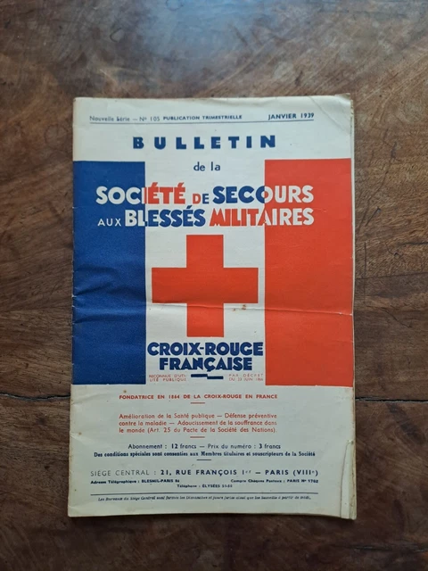 BULLETIN DE LA société de secours aux blesses militaires - croix rouge ...