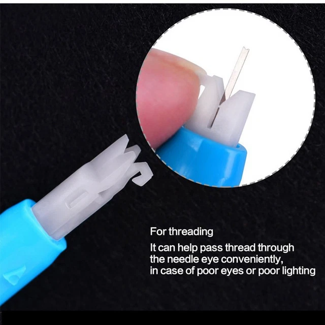 SEWING MACHINE NEEDLE Threader Stitch Insertion Tool Automatic Threader ...