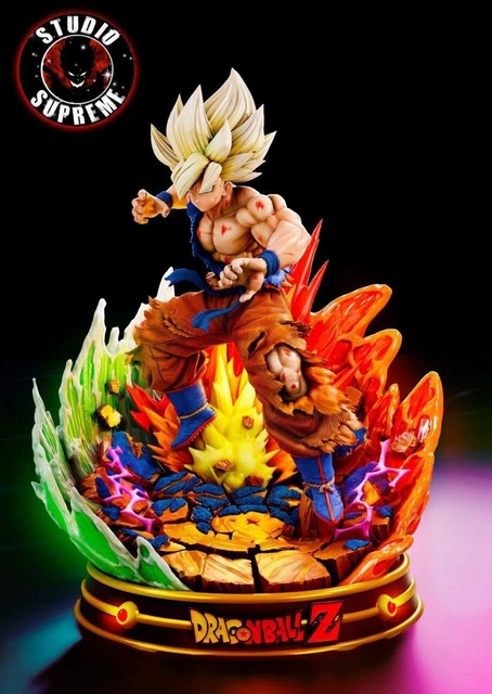DRAGON BALL GOKU ssj figure resin statue 1/10 unpainted EUR 59,00 ...