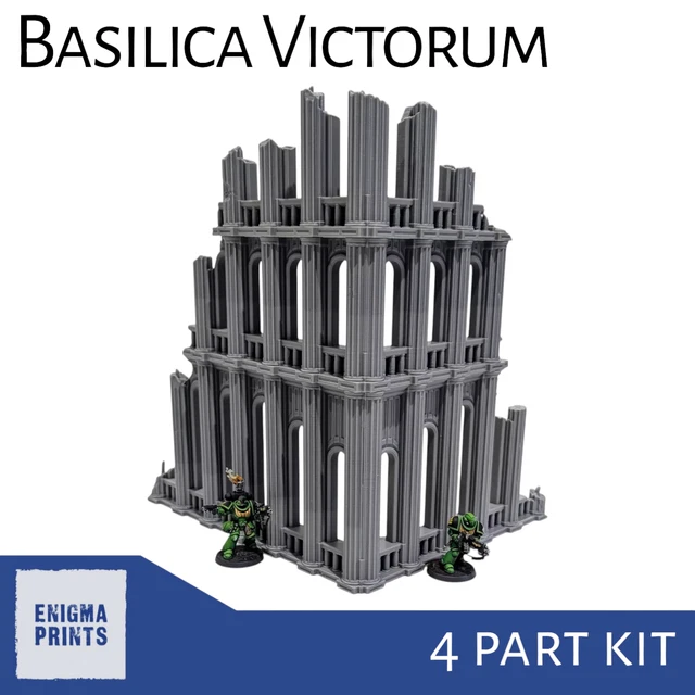 BASILICA VICTORUM RUIN - 28mm 3D Printed Imperial Terrain for Tabletop ...