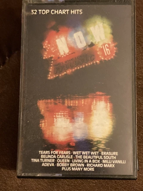 NOW THATS WHAT i call music Volume 16 Vintage Double Cassette Tapes ...