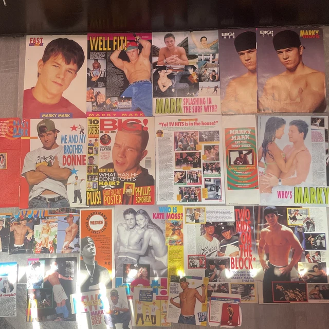 MARKY MARK - Wahlberg Magazine Cuttings £8.00 - PicClick UK