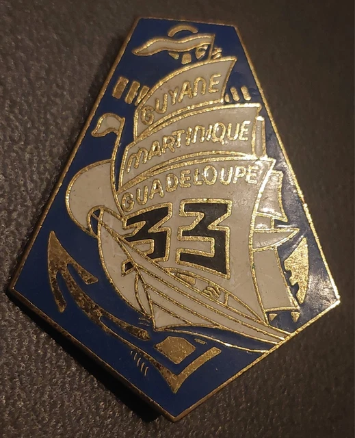 INSIGNE TDM,33° RIMA, Régiment d'Infanterie de Marine, Andor EUR 2,00 - PicClick IT