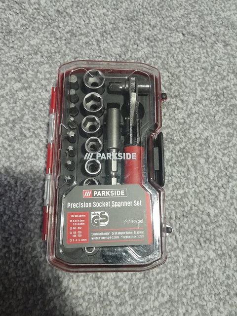 PARKSIDE PRECISION SOCKET Spanner 23 Piece Set Brand New £5.99 ...